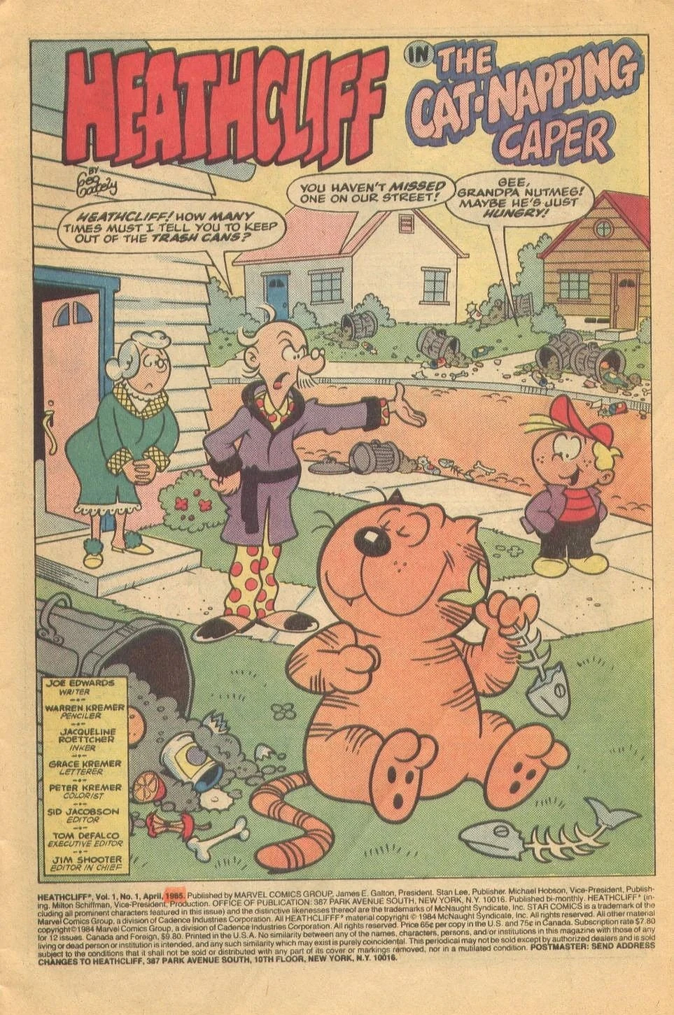 Heathcliff Issue 1/Gallery | Heathcliff Wiki | Fandom