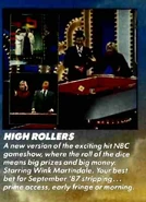 High Rollers (1987) | Heatter-Quigley Wiki | Fandom