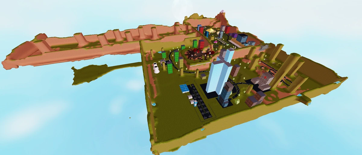 Map (The Entire Map) | Heist Simulator Wikia Wiki | Fandom