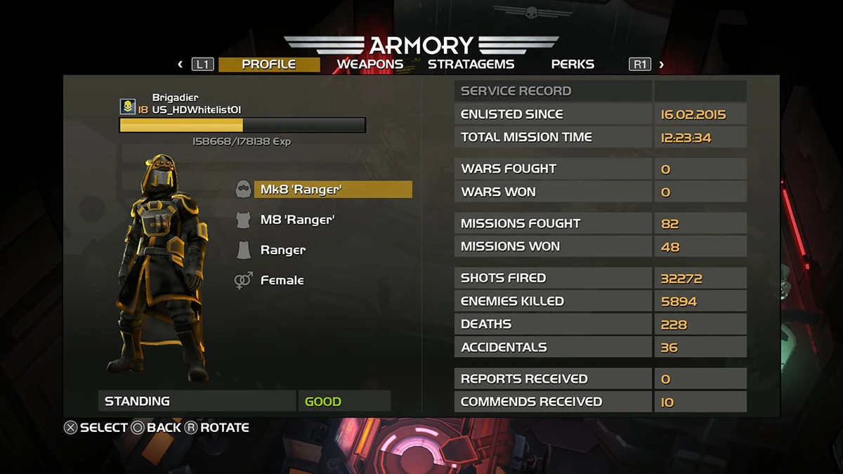Profile | Helldivers Wiki | Fandom