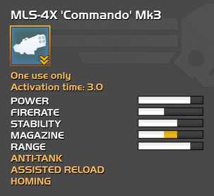 MLS-4X Commando - Helldivers Wiki