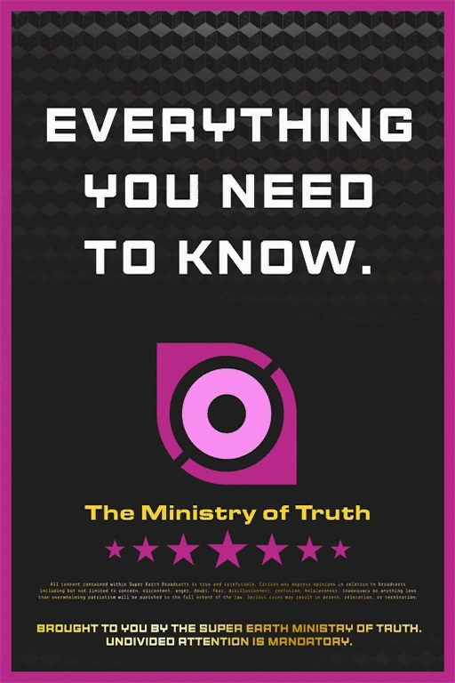 Ministry of Truth - Helldivers Wiki