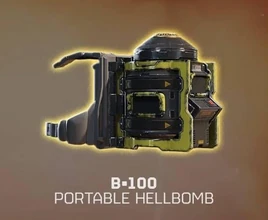 B-100 Portable Hellbomb - Helldivers Wiki