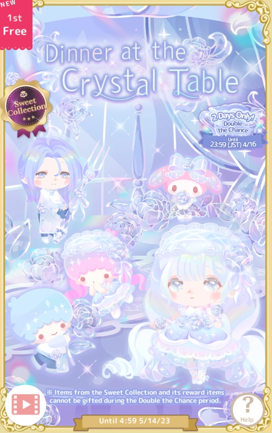 Dinner at the Crystal Table | Hello Sweet Days Wiki | Fandom