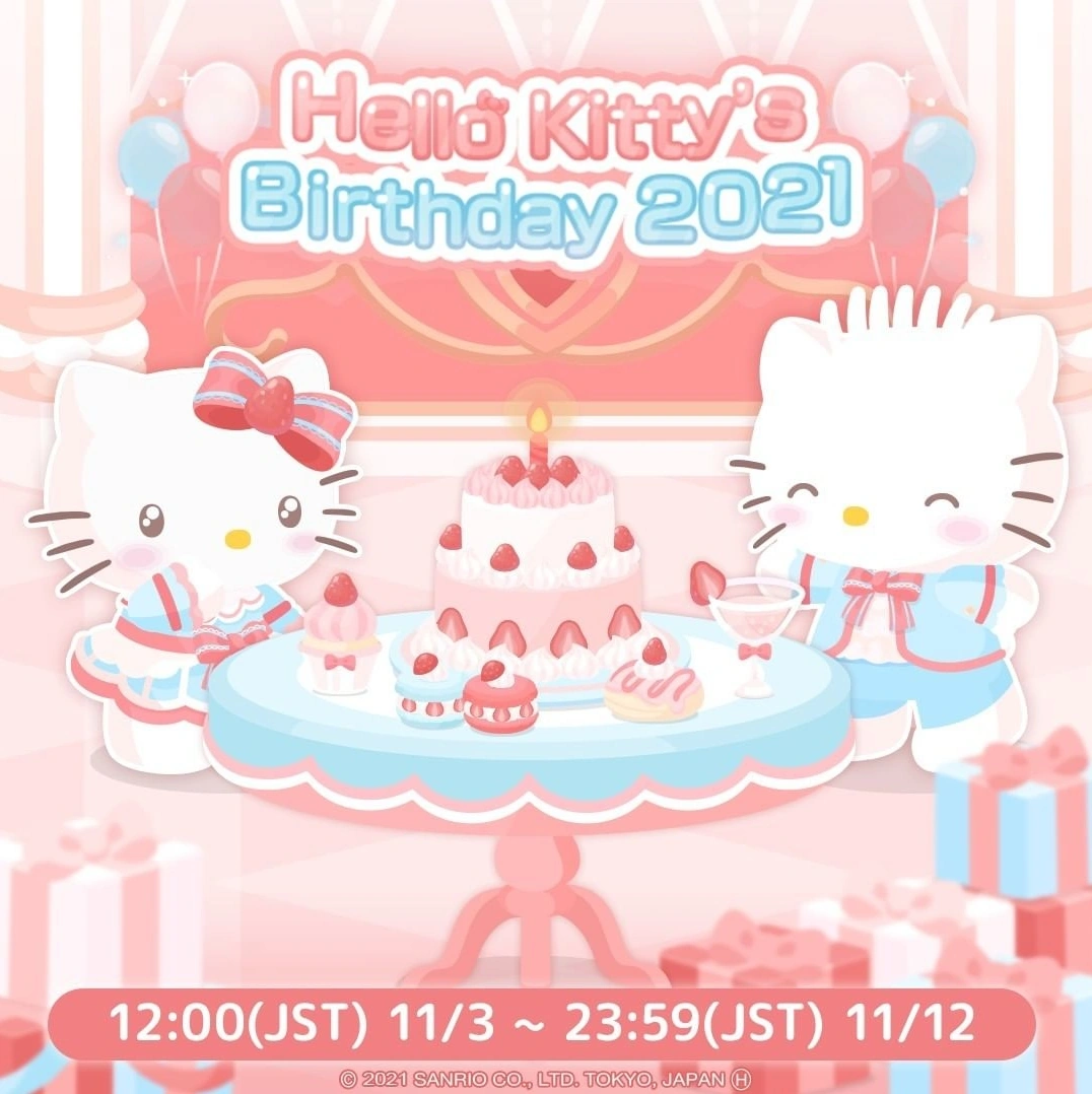 Hello Kitty's Birthday 2021 | Hello Sweet Days Wiki | Fandom