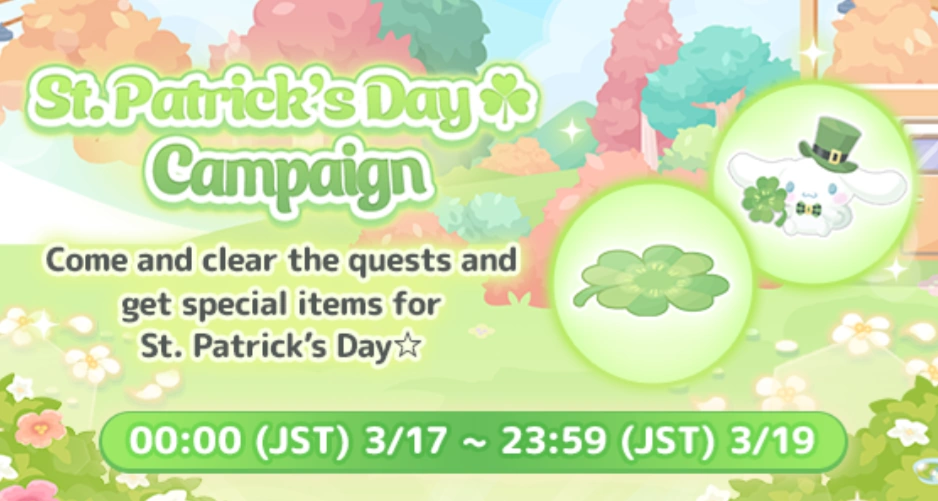 St. Patrick's Day Campaign | Hello Sweet Days Wiki | Fandom