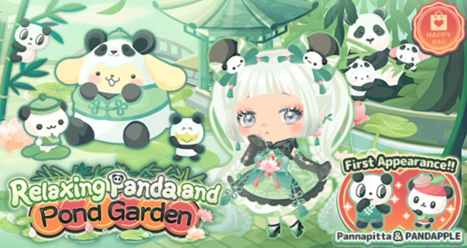 Relaxing Panda and Pond Garden | Hello Sweet Days Wiki | Fandom