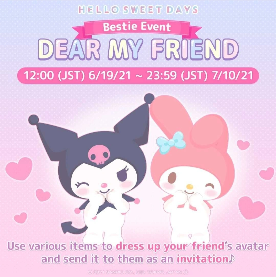 Dear My Friend (My Melody) | Hello Sweet Days Wiki | Fandom