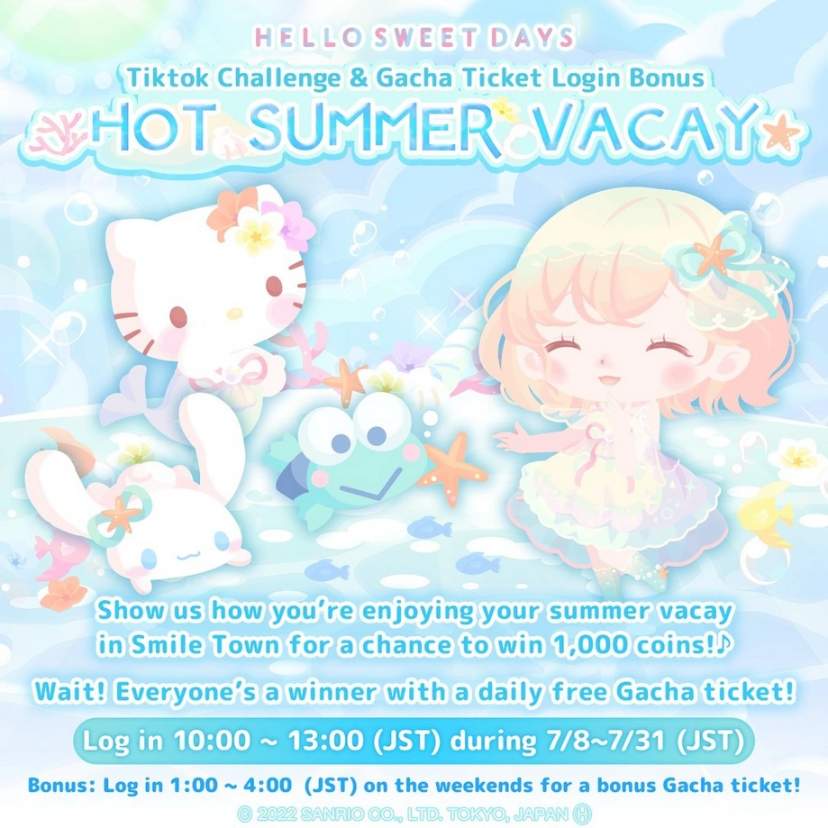 Hot Summer Vacay Campaign | Hello Sweet Days Wiki | Fandom