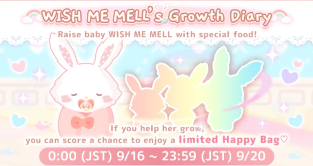 WISH ME MELL's Growth Diary | Hello Sweet Days Wiki | Fandom