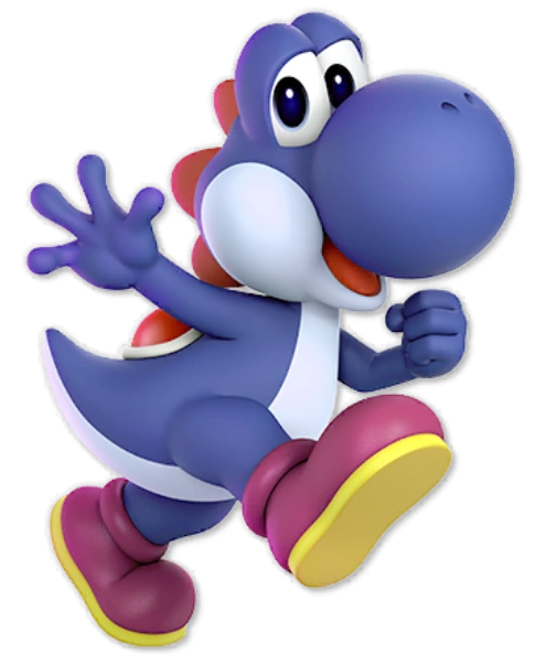 Blue Yoshi Png