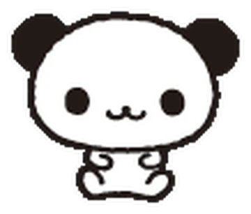 panda hello kitty drawing
