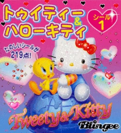 Tweety Bird And Hello Kitty