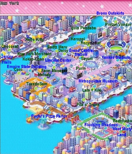 Hello Kitty Map