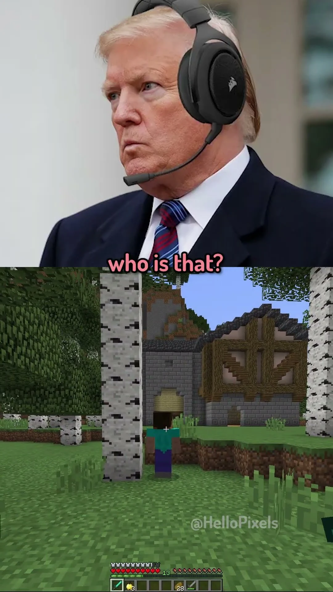 The presidents find herobrine... (part 2) | Hello Pixels Wiki | Fandom