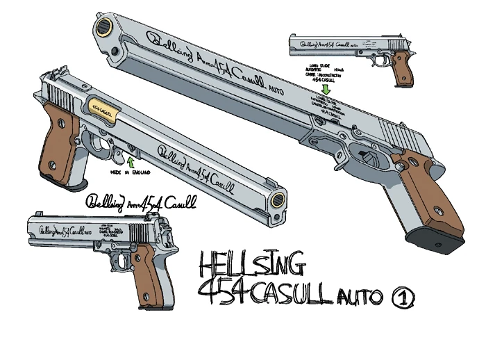 Hellsing ARMS Casull | Hellsing Wiki | Fandom