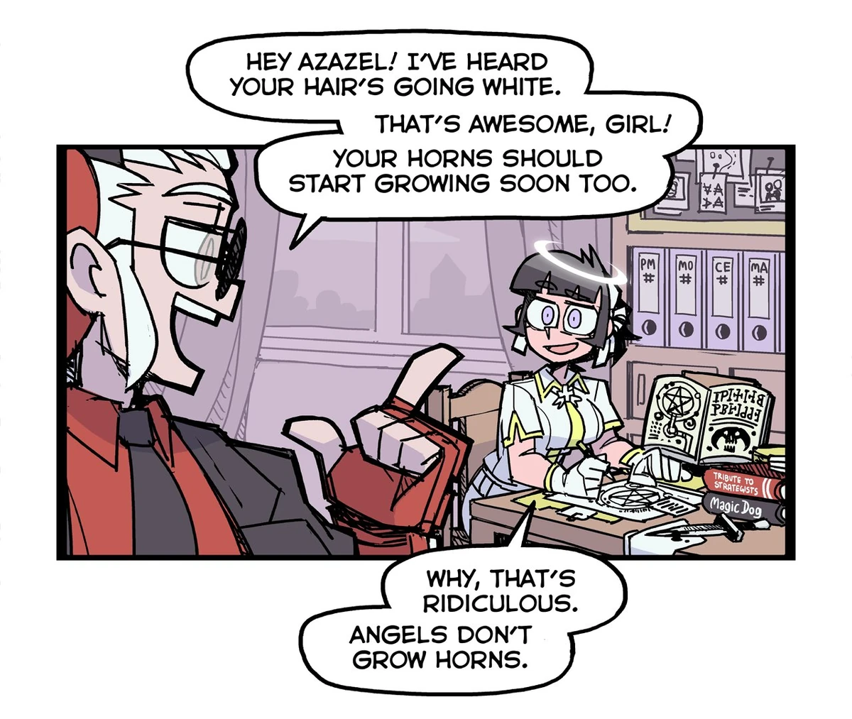 Azazel Continues To Fall | Helltaker Wiki | Fandom