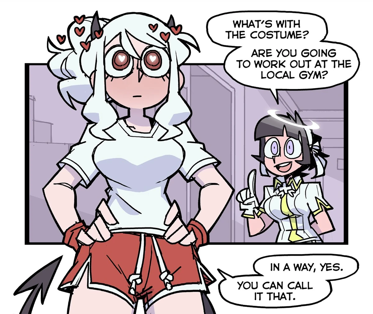 Качество сюжета падает с каждым новым комиксом | Helltaker Вики | Fandom