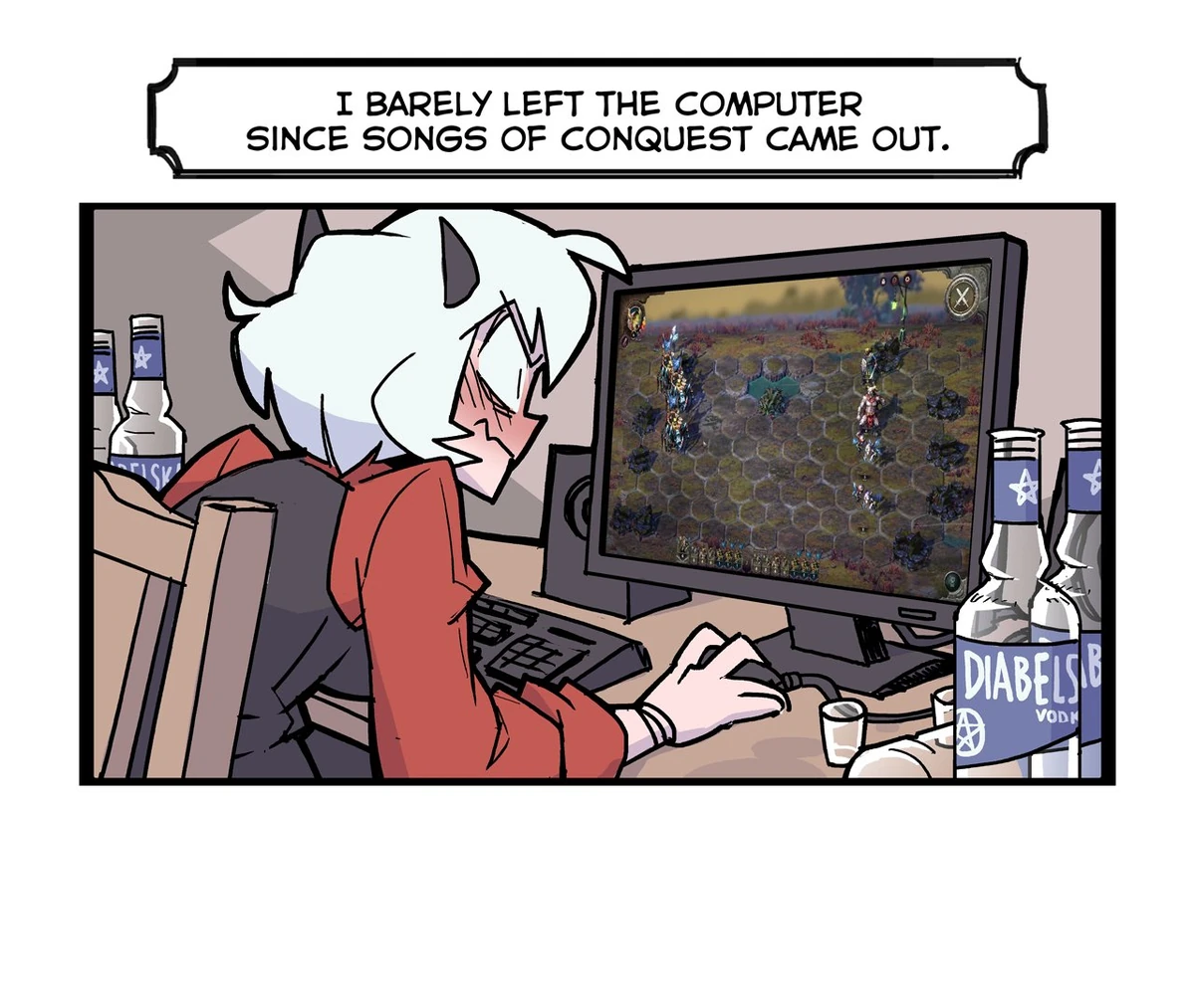 Playing Songs of Conquest | Helltaker Wiki | Fandom