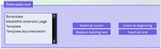 Extension:BoilerRoom/Using the BoilerRoom selector - Gamepedia Help Wiki