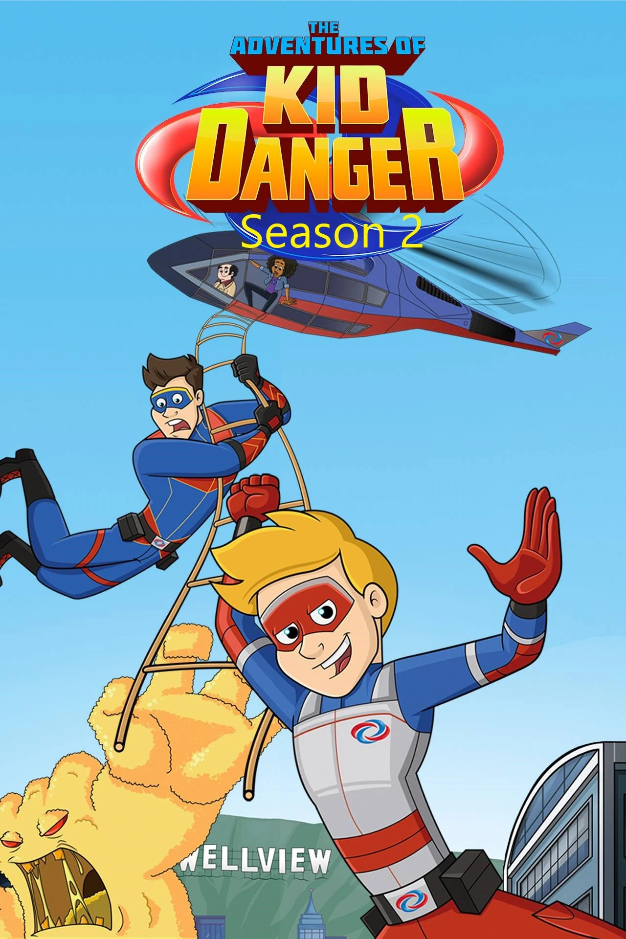 how to draw captain man and kid danger