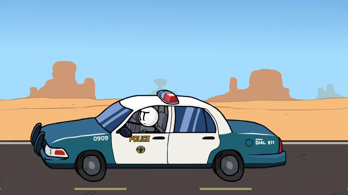 Police Car | Henry Stickmin Wiki | Fandom