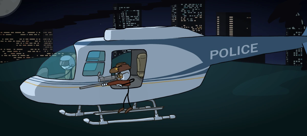 Police Helicopter | Henry Stickmin Wiki | Fandom