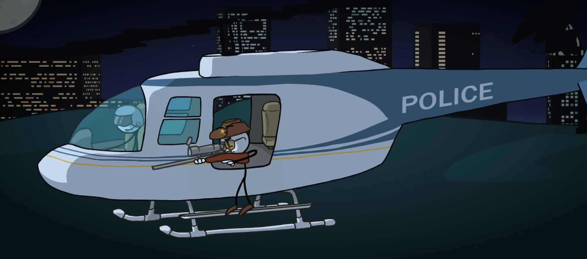 Police Helicopter | Henry Stickmin Wiki | Fandom