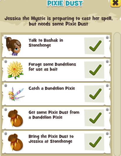 Pixie Dust (quest) | Here Be Monsters Wiki | Fandom