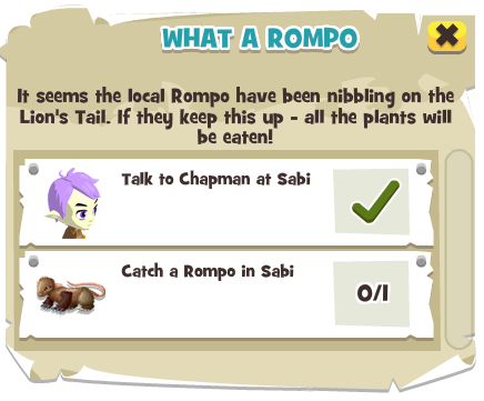 What a Rompo | Here Be Monsters Wiki | Fandom
