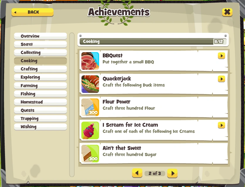 Cooking Achievements | Here Be Monsters Wiki | Fandom