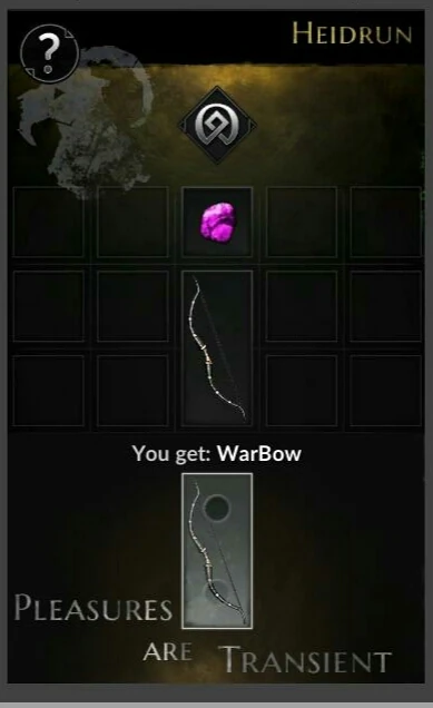 Crafting | Heretic Gods Wiki | Fandom