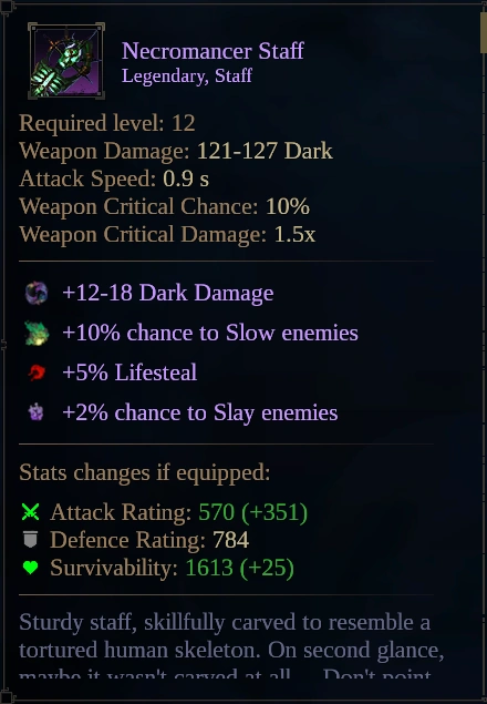 Necromancer Staff | Heretic Kingdoms Wiki | Fandom