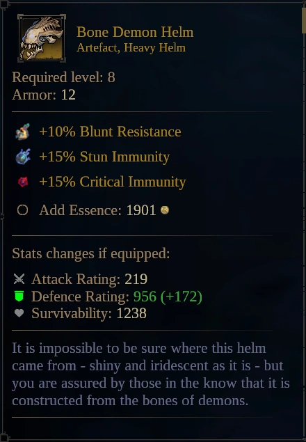 Bone Demon Helm | Heretic Kingdoms Wiki | Fandom