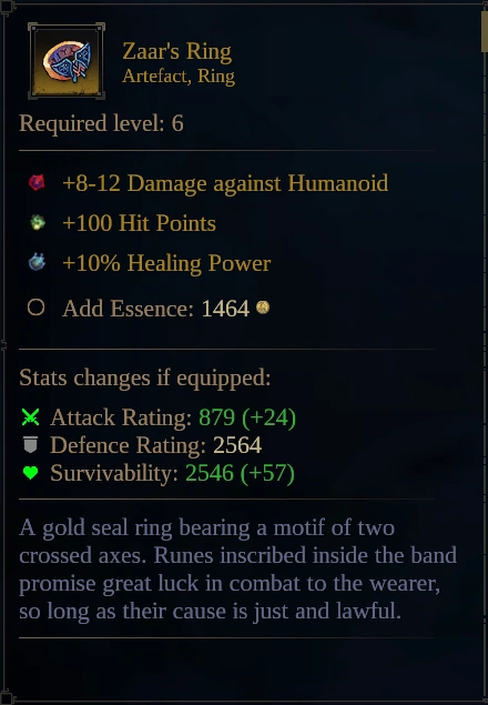 Zaar's Ring | Heretic Kingdoms Wiki | Fandom