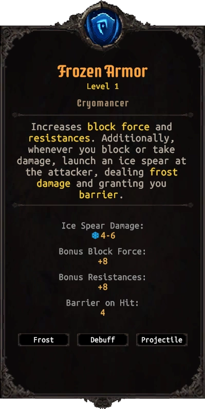 Frozen Armor | Heretical Wiki | Fandom