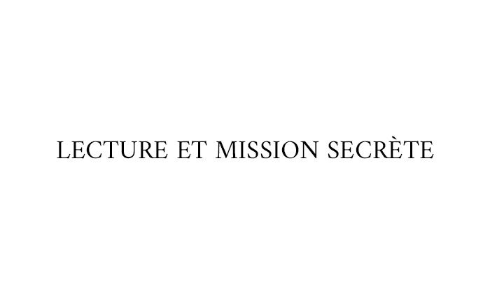 1×27 : Lecture et mission secrète | Wikia Héritage | Fandom