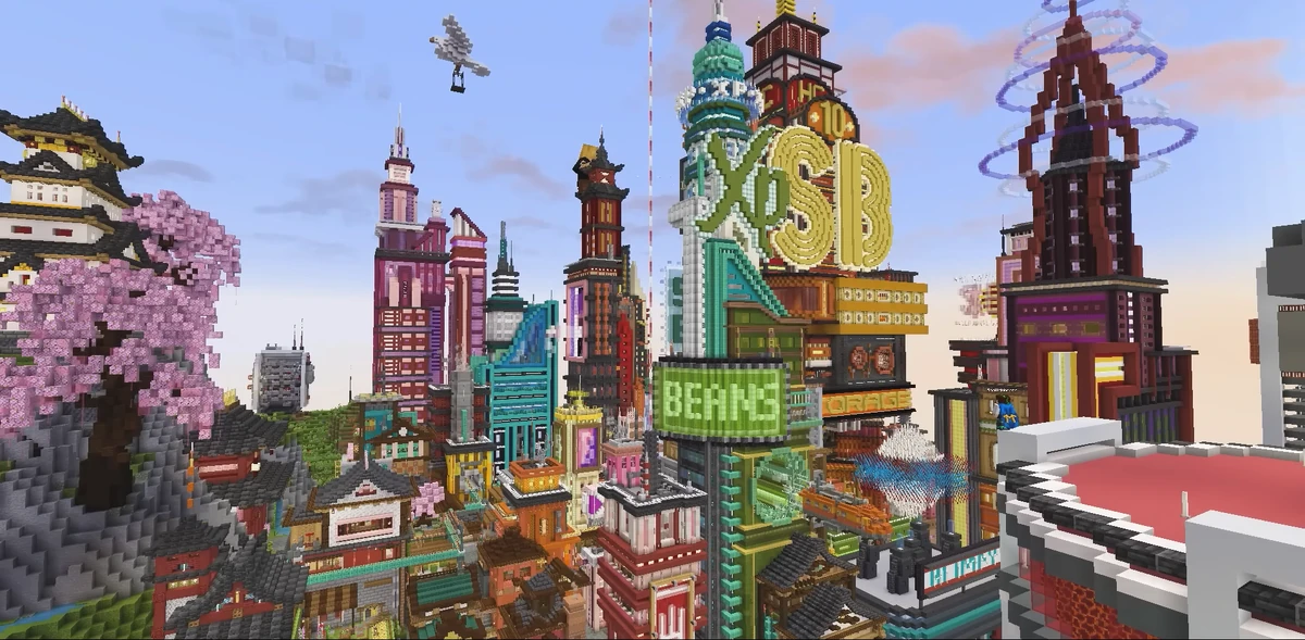 Cyberpunk Base | Hermitcraft Wiki | Fandom