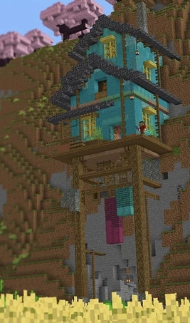 Grian's Cliffside House | Hermitcraft Wiki | Fandom