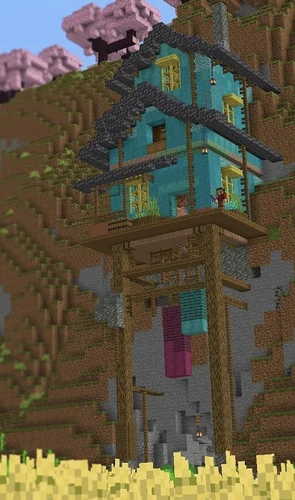 Grian's Cliffside House | Hermitcraft Wiki | Fandom