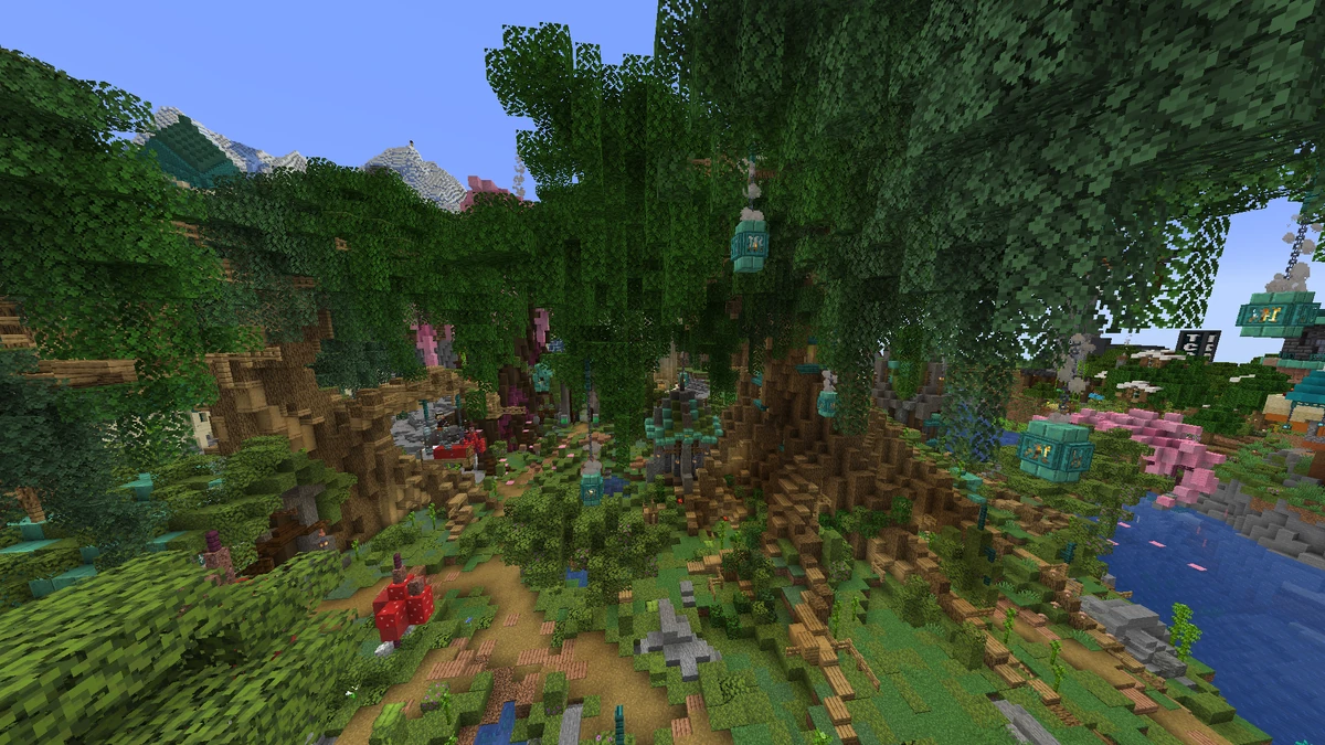 Minecraft Treehouse Schematic