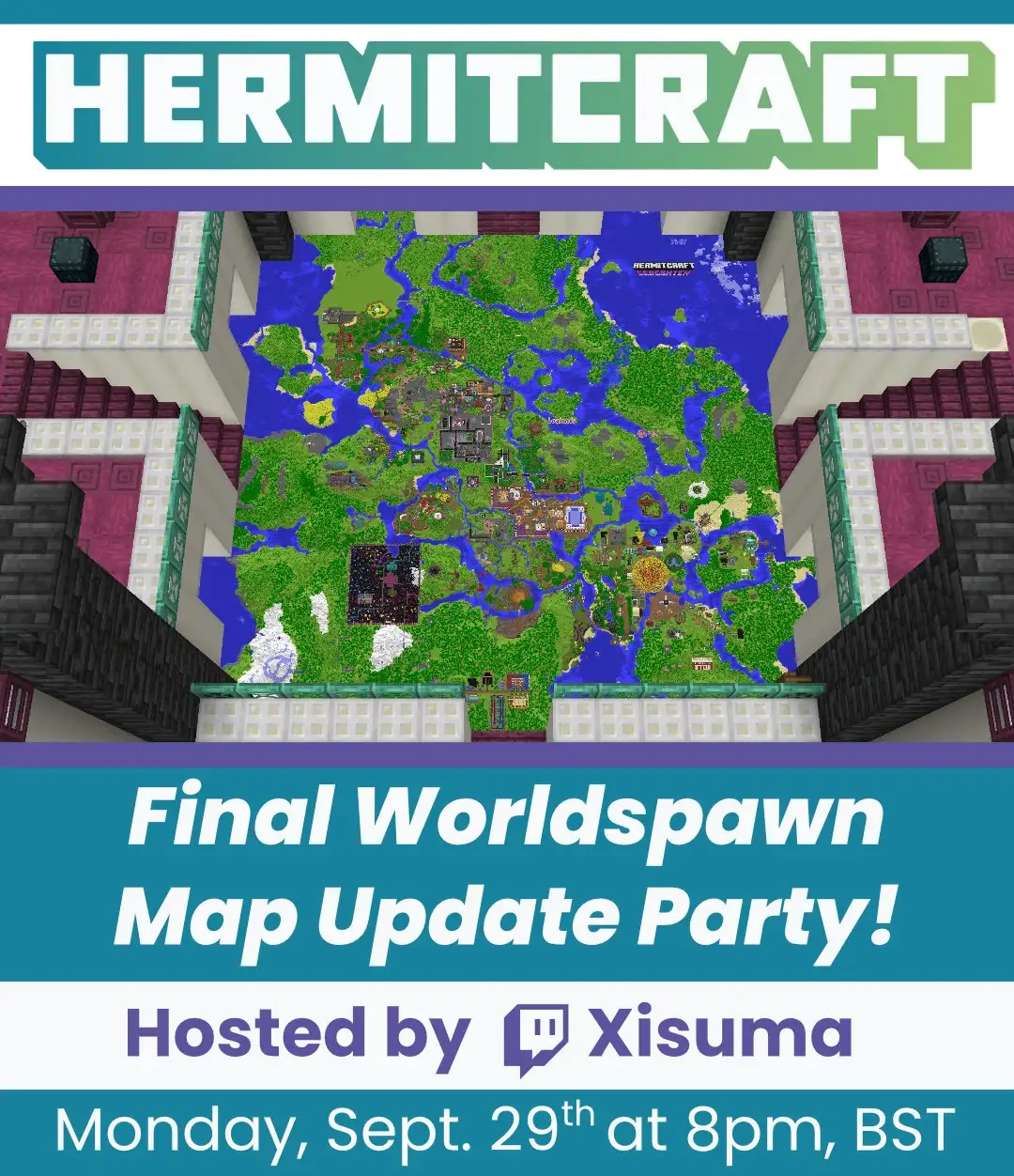 Final Worldspawn Map Update Party | Hermitcraft Wiki | Fandom