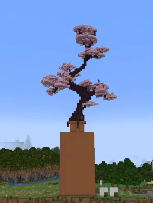 Giant Bonsai Cherry Blossom Tree | Hermitcraft Wiki | Fandom