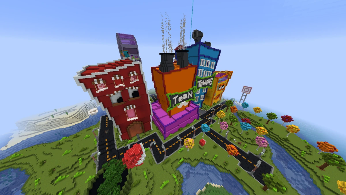 Toon Towers | Hermitcraft Wiki | Fandom