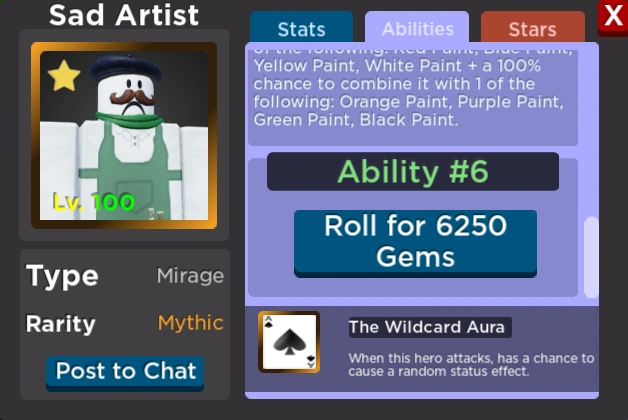 Ability Reroll | Hero Havoc Wiki | Fandom