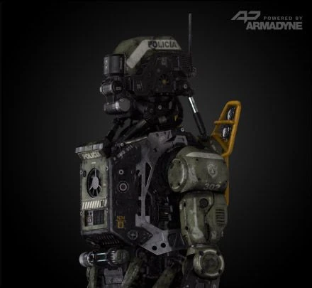 Elysium Police Robots