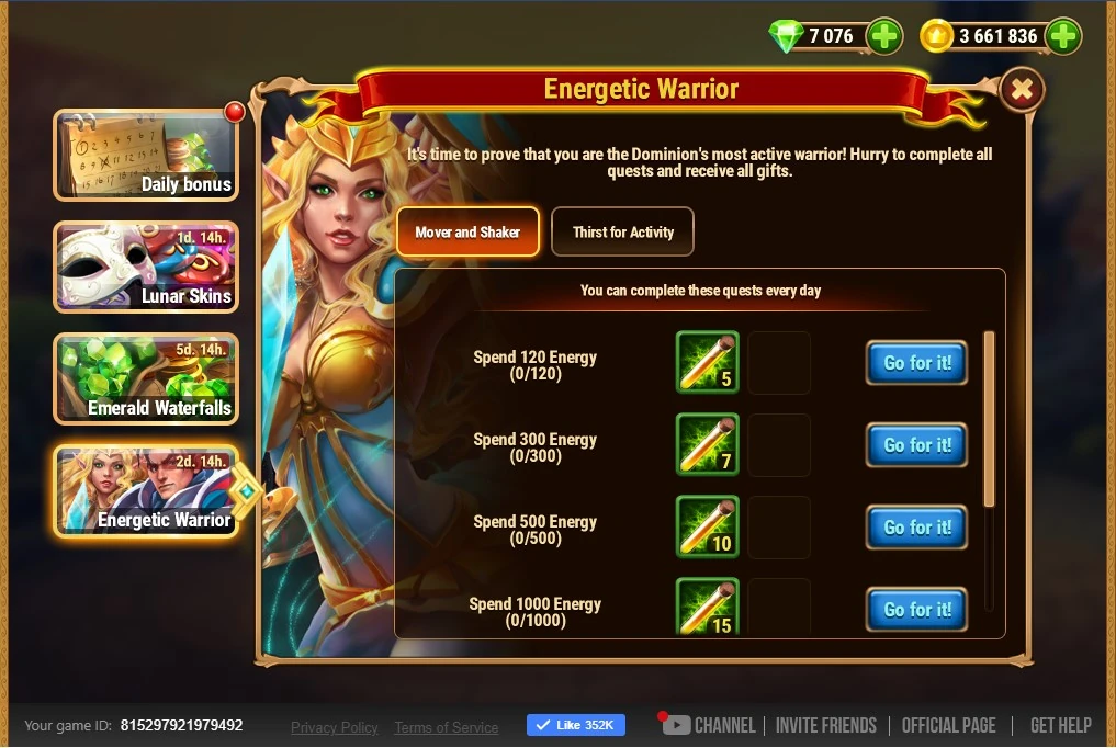 Energetic Warrior | Hero Wars Wiki | Fandom