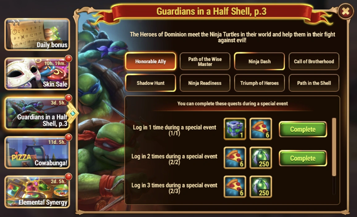 Guardians in a Half Shell, part 3 | Hero Wars Wiki | Fandom