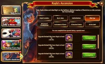Kayla's Ascension | Hero Wars Wiki | Fandom