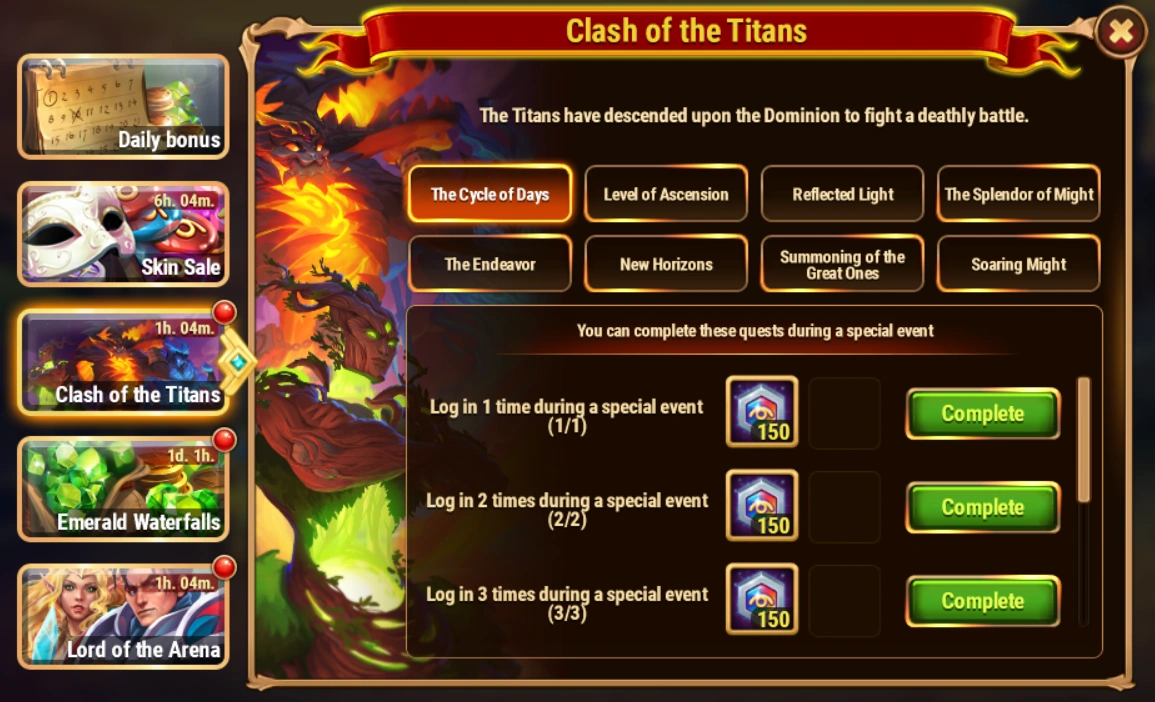Clash of the Titans | Hero Wars Wiki | Fandom